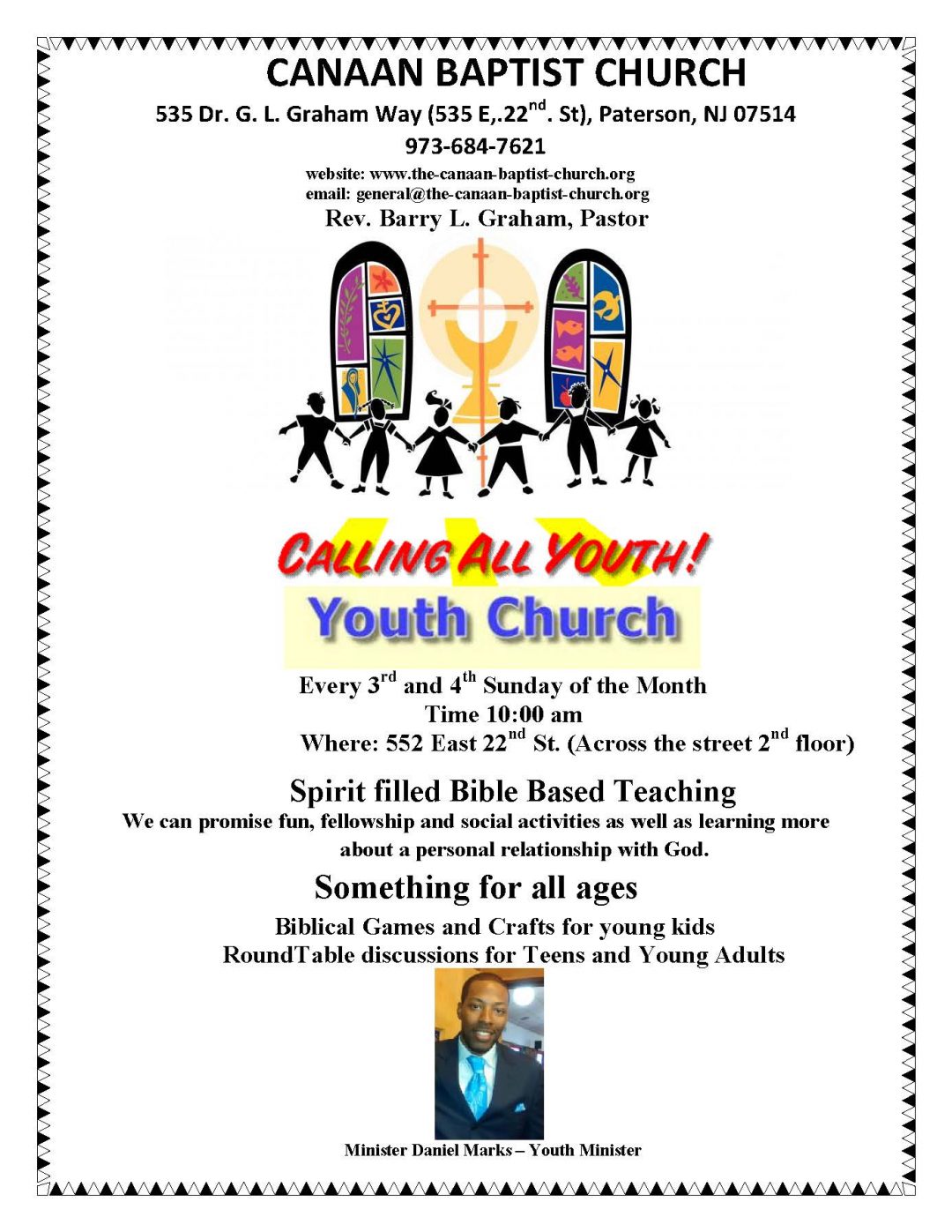Youth Church Flyer 11-10-18 - Canaan Baptist Church